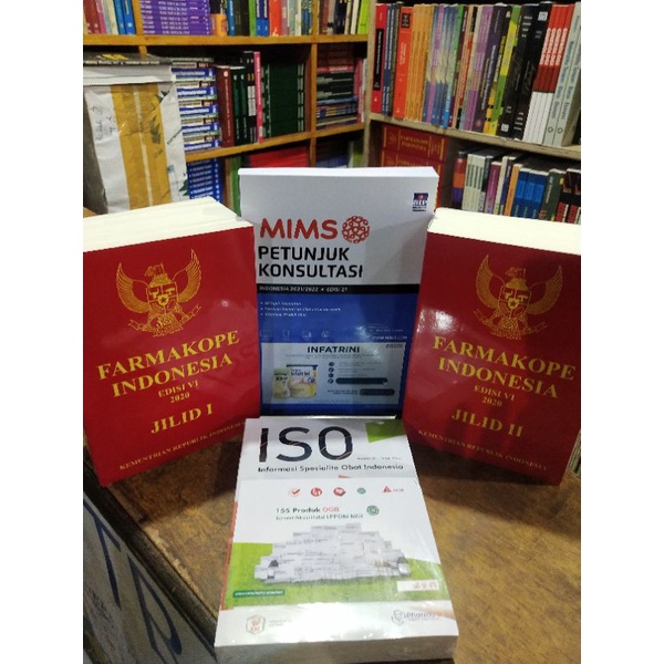 Jual Buku Paket Farmasi Farmakope Indonesia Edisi VI Tahun 2020 Iso Edisi Terbaru Mims Edisi ...