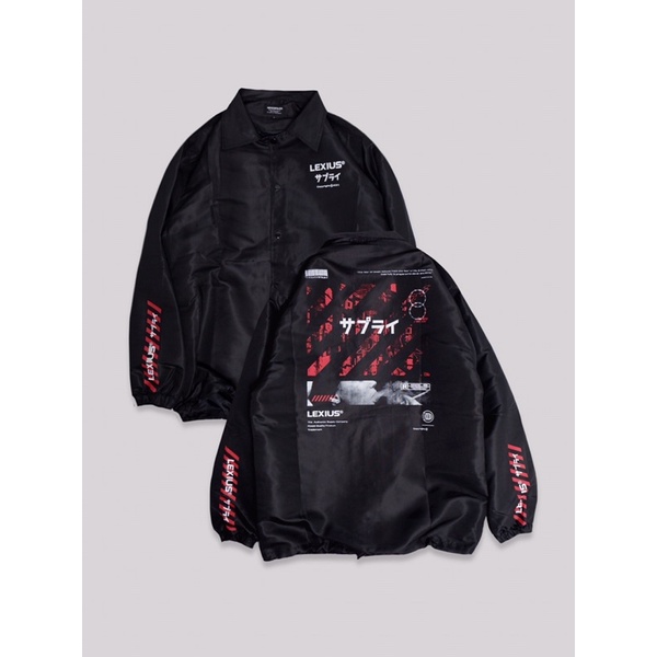 Jual COACH JACKET HITAM MOTIF | Shopee Indonesia