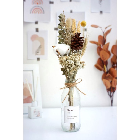 Jual bunga kering campur premium / mix dried flower/ arrangement flower ...