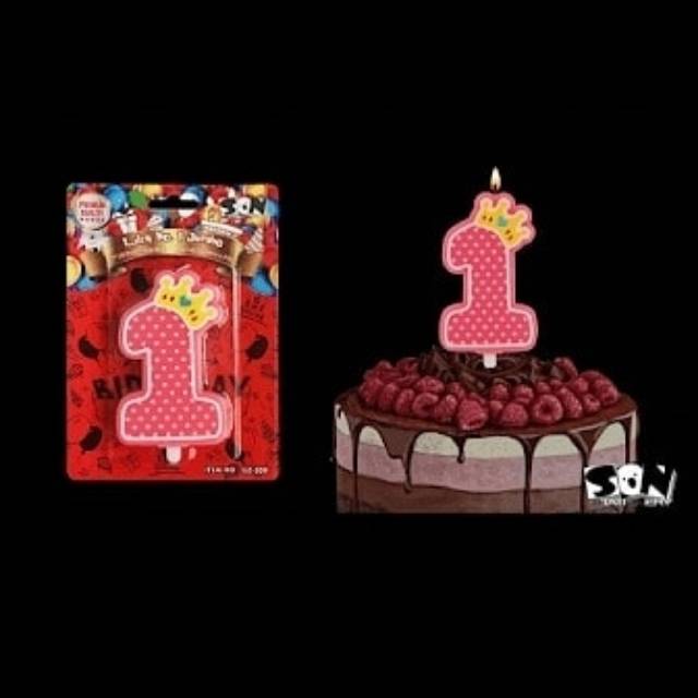 Jual LILIN 1ST BIRTHDAY (LILIN ANGKA SATU) | Shopee Indonesia