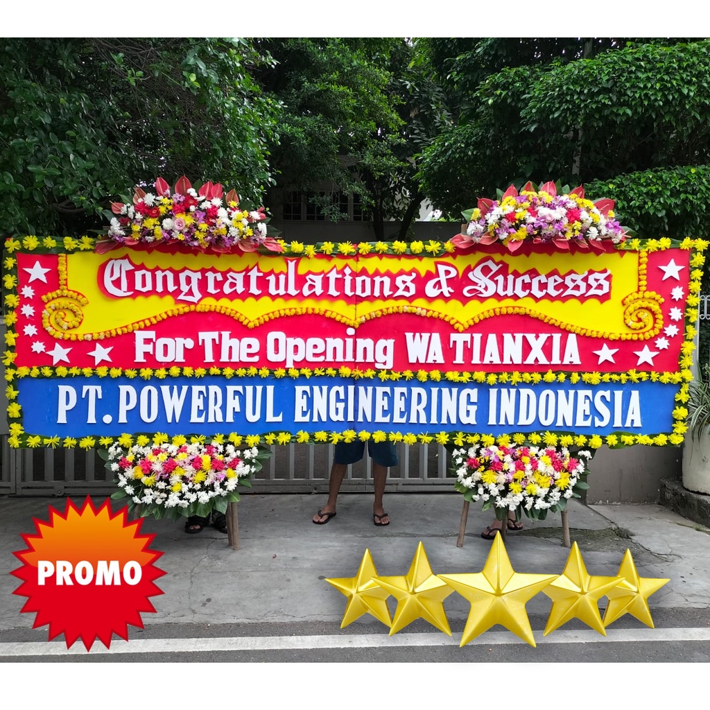 Jual Bunga Papan Gandeng 1.25X2 Meter | Shopee Indonesia