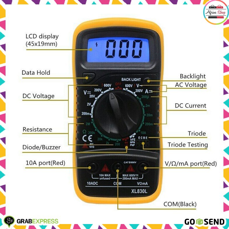 Jual Multitester Digital Terlengkap & Harga Terbaru Mei 2026 | Shopee ...