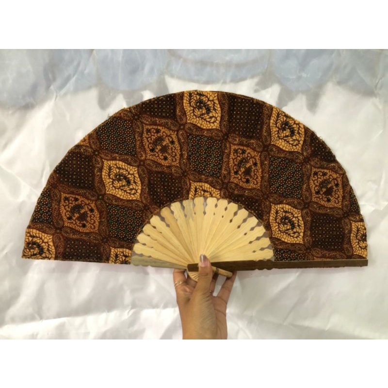 Jual KIPAS BAMBU BATIK KIPAS TANGAN KIPAS SOUVENIR KIPAS JUMBO UKURAN ...