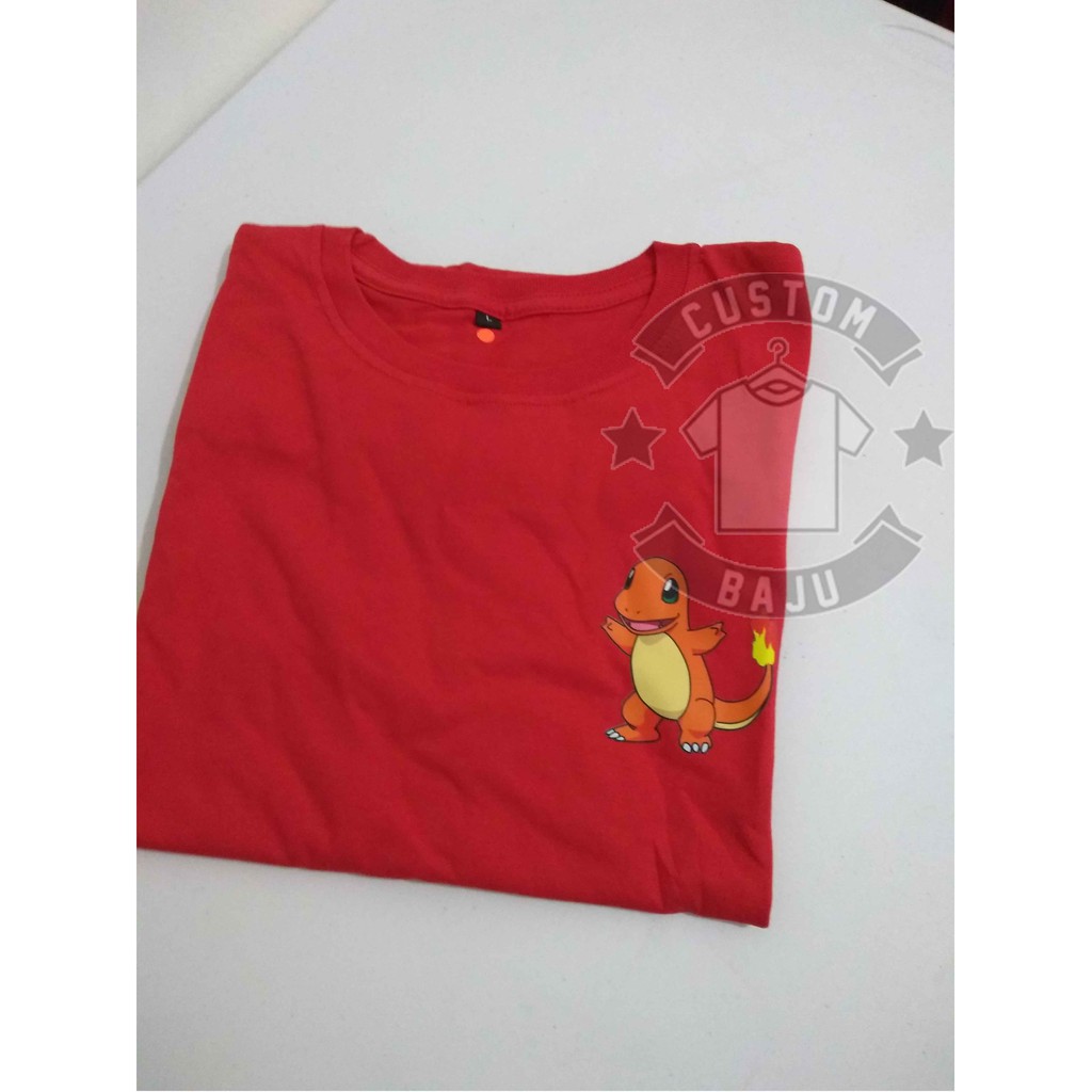 Jual Kaos Game Pokemon Charmander Logo | Shopee Indonesia