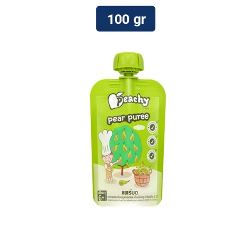 Jual Peachy Pear Puree Makanan Bayi 100 gr | Shopee Indonesia