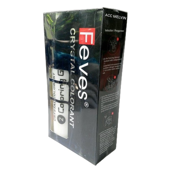 Jual FEVES Crystal Colorant ( 300 ML x 2 ) | Shopee Indonesia