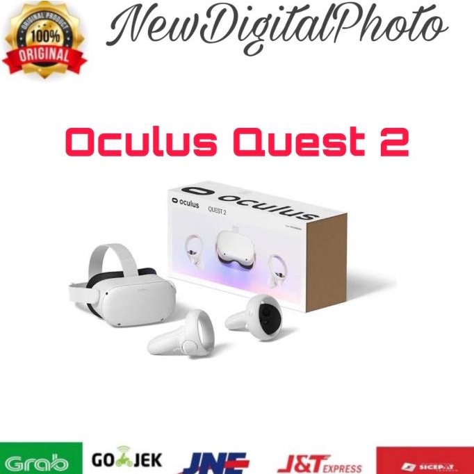 Jual Oculus Quest 2 All In One VR Gaming System Headset Original | Shopee Indonesia