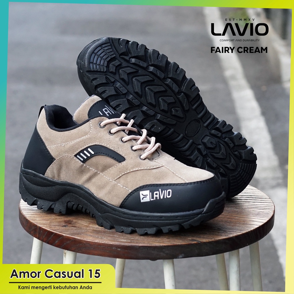 Jual Sepatu Safety Boots Pria Sefty Shoes Ujung Besi Lavio Fairy Kerja ...