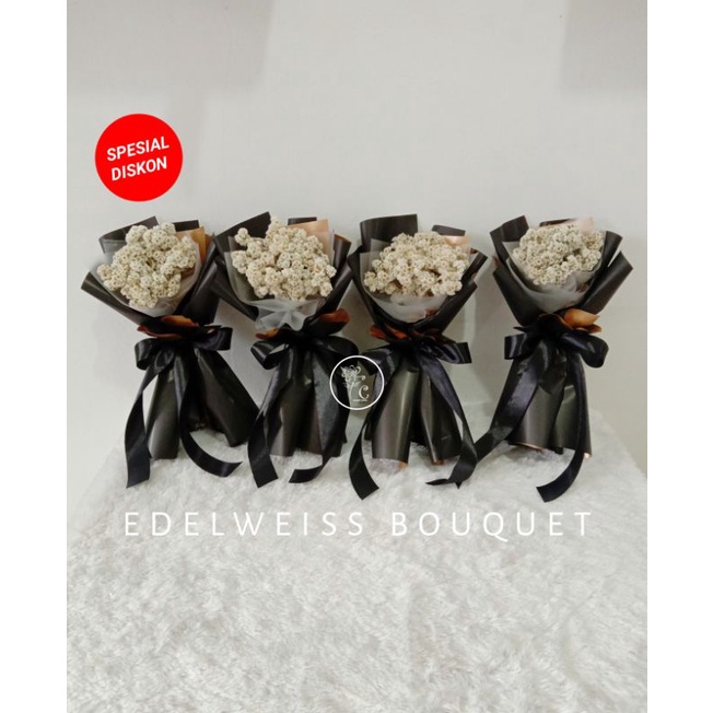 Jual Eternal Flower Buket Edelweiss Budidaya | Bunga Buket Edelweis ...