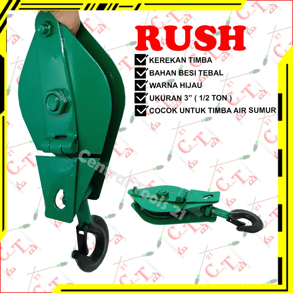 Jual Kerekan Timba Katrol Sumur Besi Tebal 3 Inch 1/2 Ton | Shopee ...