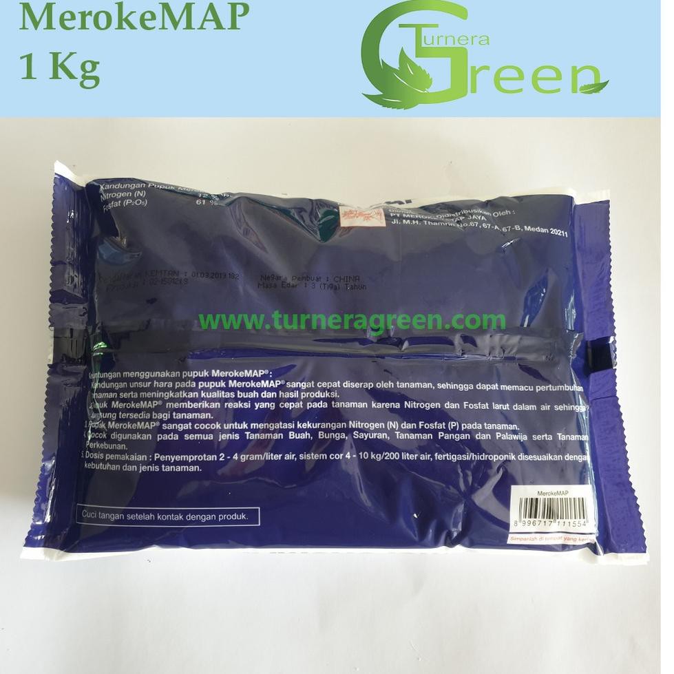 Jual Pupuk Meroke MAP Pupuk Mono Amonium Phosphate Kemasan Pabrik Asli ...