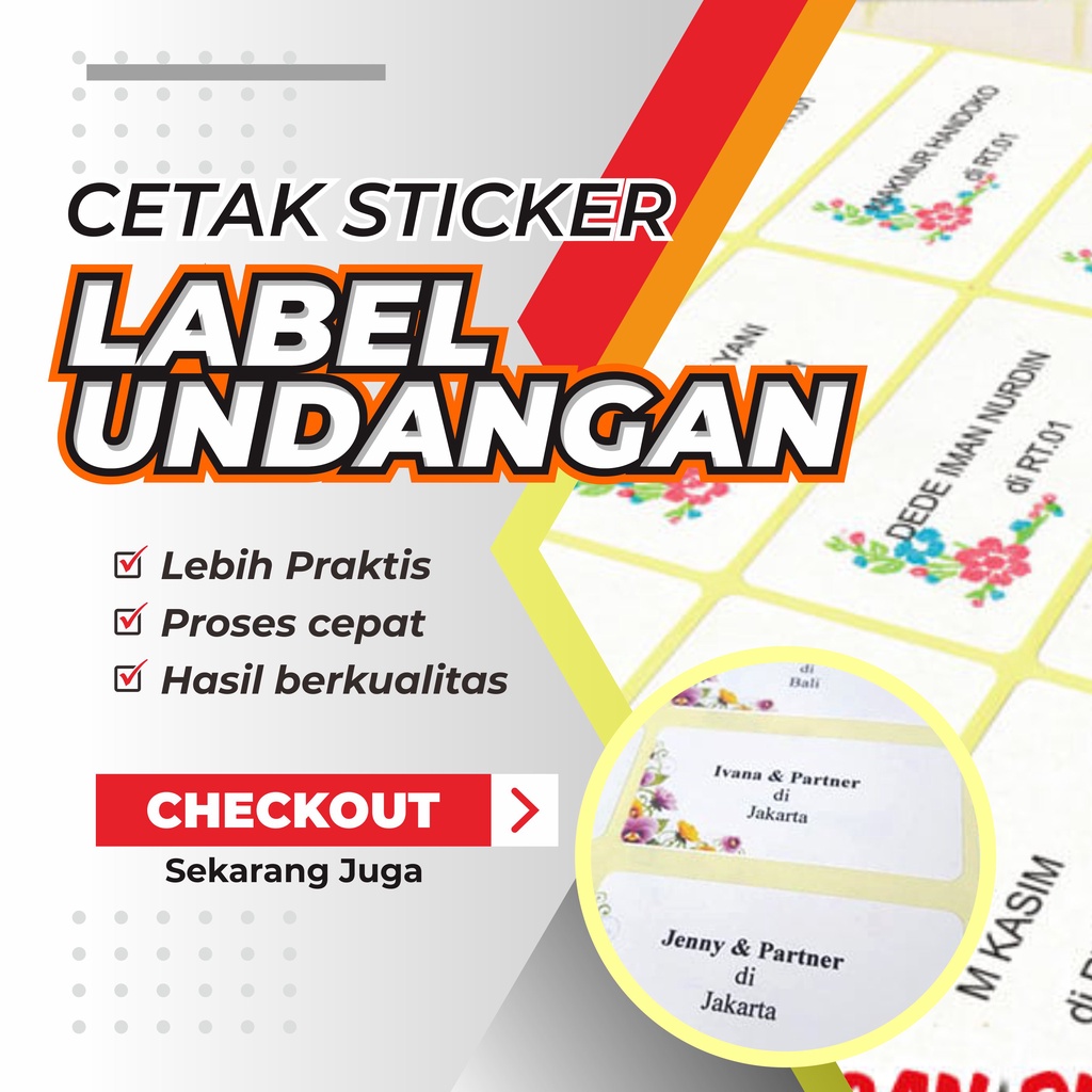 Jual CETAK LABEL UNDANGAN MOTIF | Shopee Indonesia
