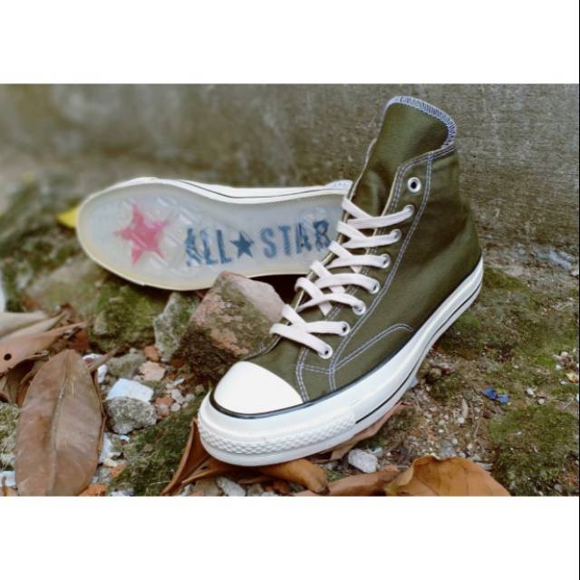 Jual Converse Allstars 70s Premium High Army Sol Bening BNIB Made In ...