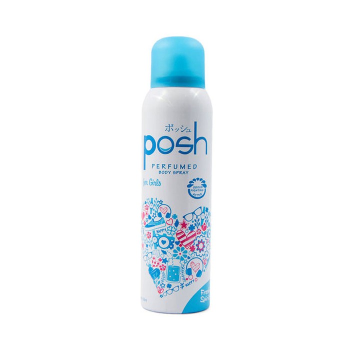 Jual Posh Perfumed Body Spray for Girls Fresh Spirit 150 ml | Shopee ...