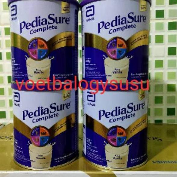 Jual Good Order ☺ PEDIASURE COMPLETE TRIPLESURE COKLAT VANILLA dan MADU 400 GR | Shopee Indonesia