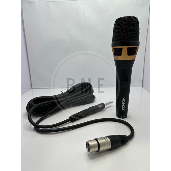 Jual mic microphone kabel WISDOM D8S ORIGINAL | Shopee Indonesia