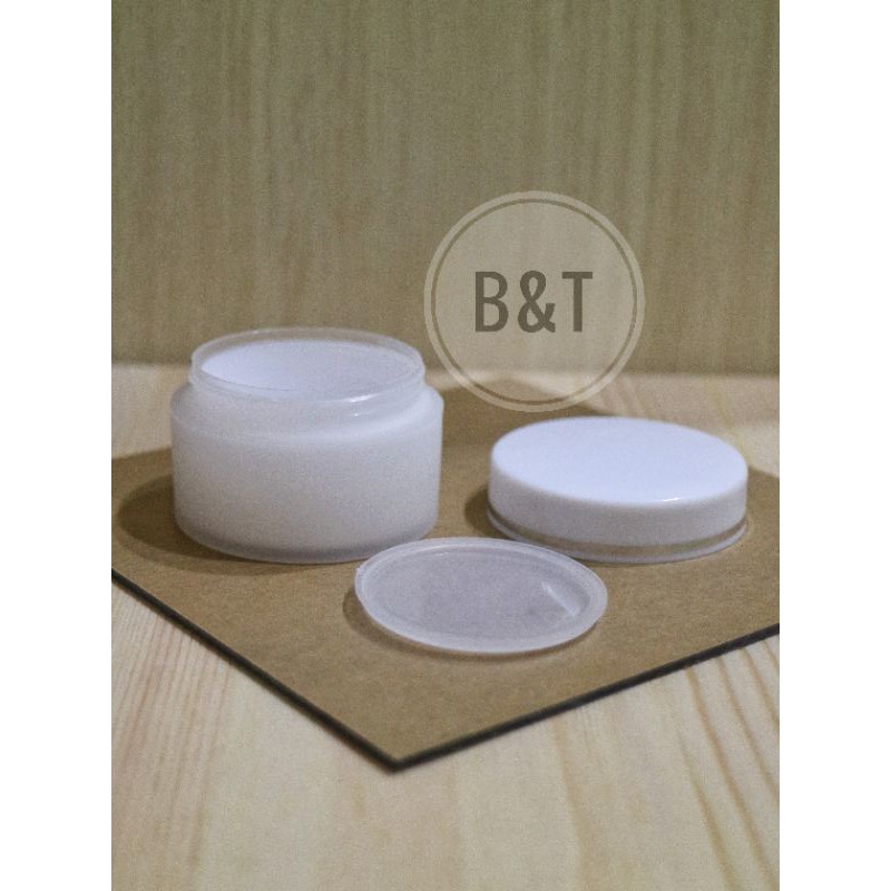 Jual Pot / jar / tempat cream acrylic akrilik double pk 30 gram (harga ...