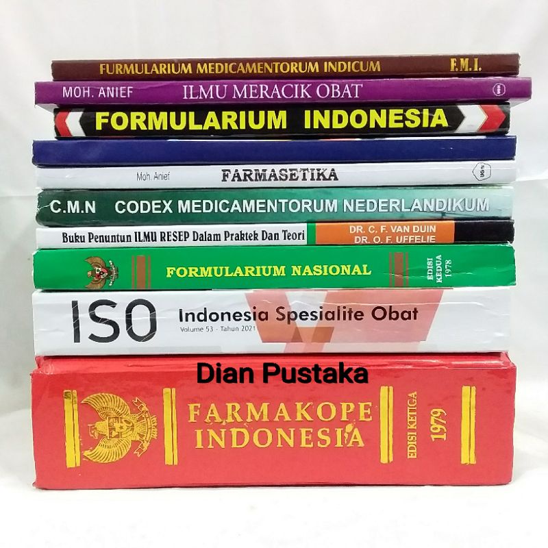 Jual PAKET HEMAT 10 BUKU FARMASI FARMASI (fmi,imo,foi,fms,farmasetika,cmn,vanduin,fornas,iso,fi3 ...