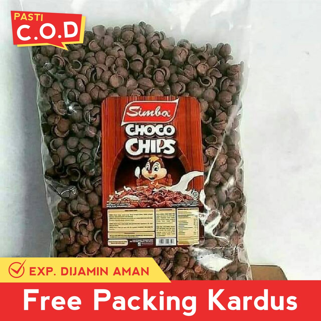Jual SNACK KILOAN CHOCO CHIPS COKLAT 250 GRAM MAKANAN RINGAN CAMILAN ...