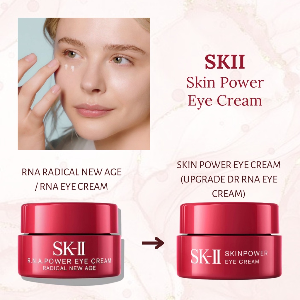 Jual SK-II SK2 SKII Skin Power RNA Eye Cream travel size 2.5g | Shopee Indonesia