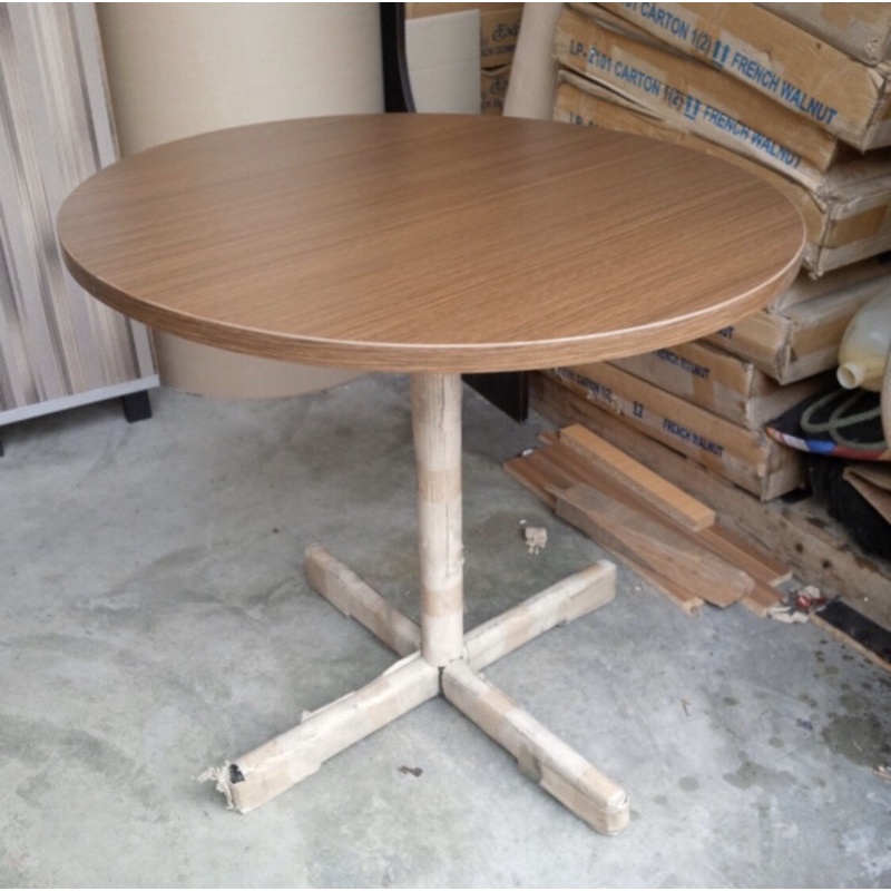 Jual Meja Bulat Kaki Besi Minimalis 100cm / MEDAN SUMUT | Shopee Indonesia