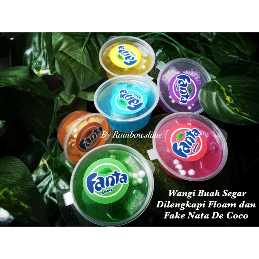 Jual Fanta Slime | Sime Nata De Coco | Slime Nutrijell | Clear Slime ...