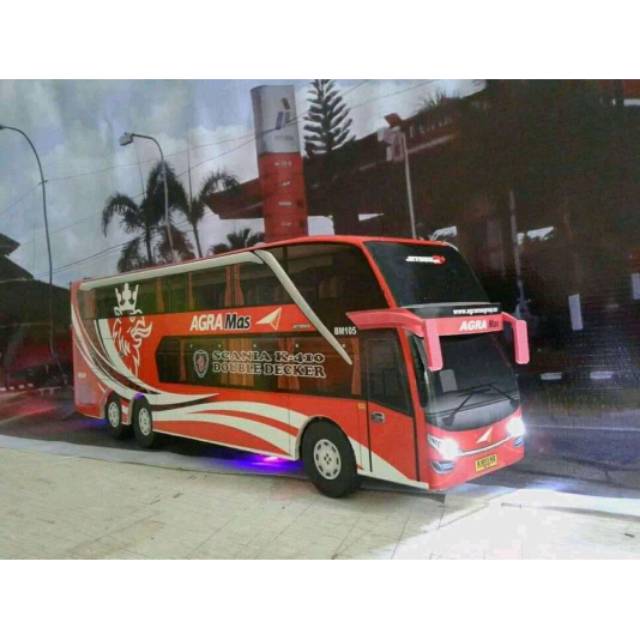 Jual Miniatur bus KECIL agra mas | Shopee Indonesia