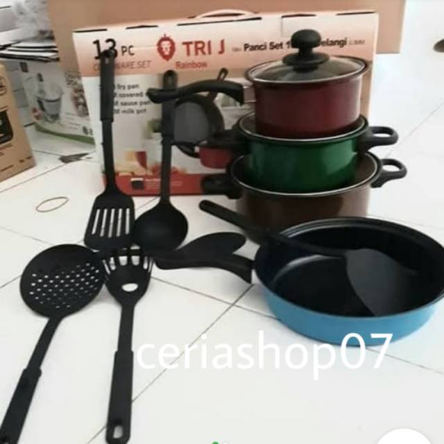 Jual Panci teflon set 13 pcs | Shopee Indonesia