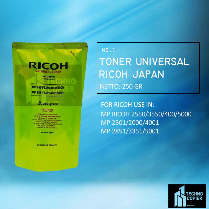 Jual TONER RICOH MP 2501 2550 3550 4000 4001 5000 5001 UNIVERSAL ...