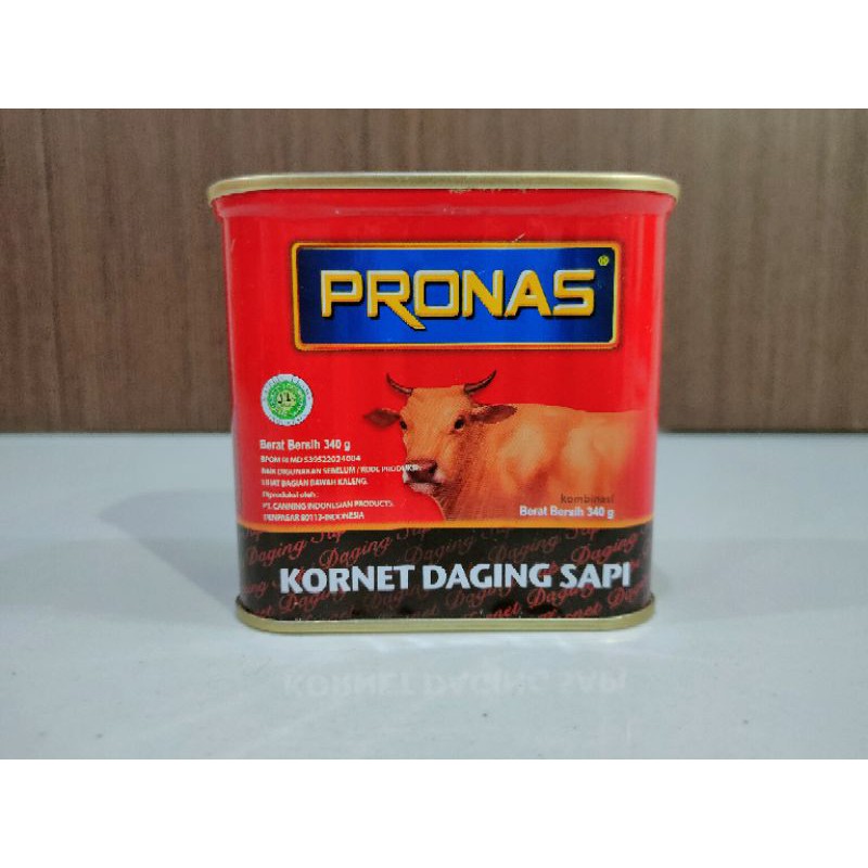 Jual Pronas cornet beef 340 gr daging sapi kaleng | Shopee Indonesia