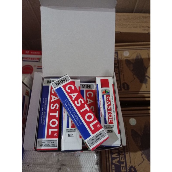 Jual Lem Castol Asli Original Mini Sedang Contact Adhesive 14 ccm 21ccm ...