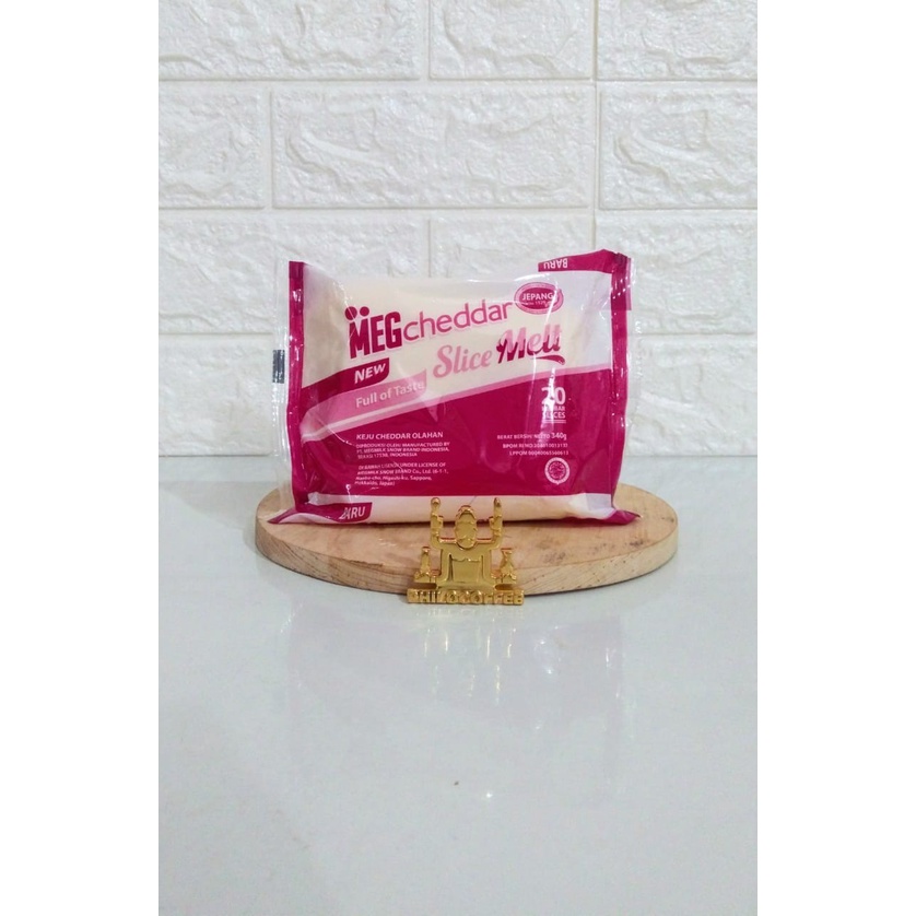Jual Meg Cheese Cheddar Slice Melt 340g | Keju Leleh Burger Sandwich ...