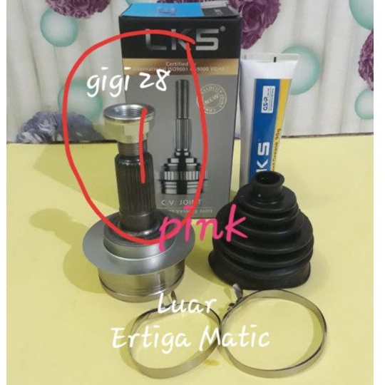 Jual CV Joint Luar As Roda Depan Luar Suzuki Ertiga Matic Metik 2012-2017 | Shopee Indonesia