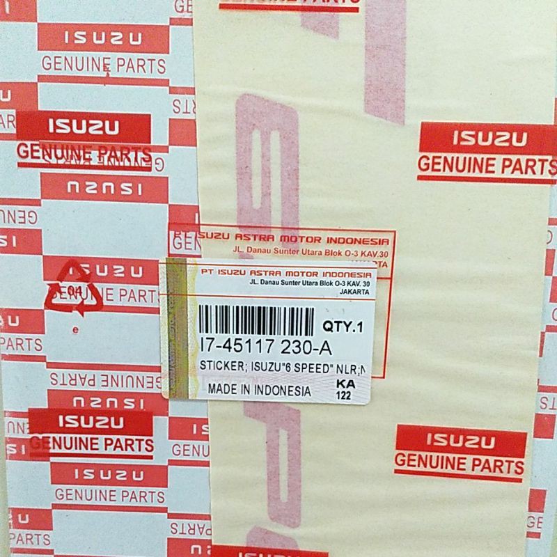 Jual Sticker Pintu Isuzu NMR 71 6 speed | Shopee Indonesia