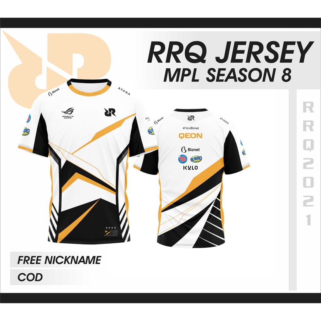 Jual JERSEY RRQ TERBARU SEASON 8 | Shopee Indonesia