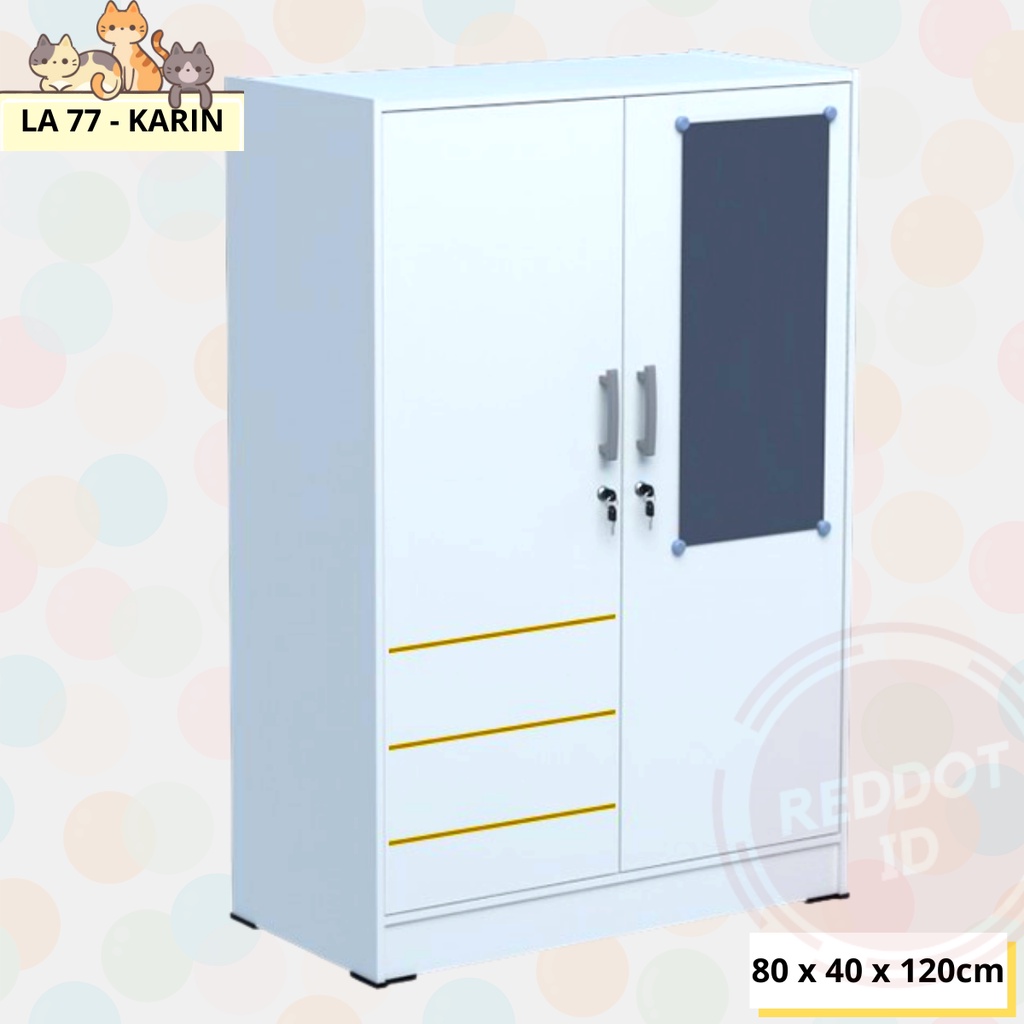 Jual Lemari Sudut 2 Pintu Baby Locker Minimalis Multifungsi 80x40x122cm ...
