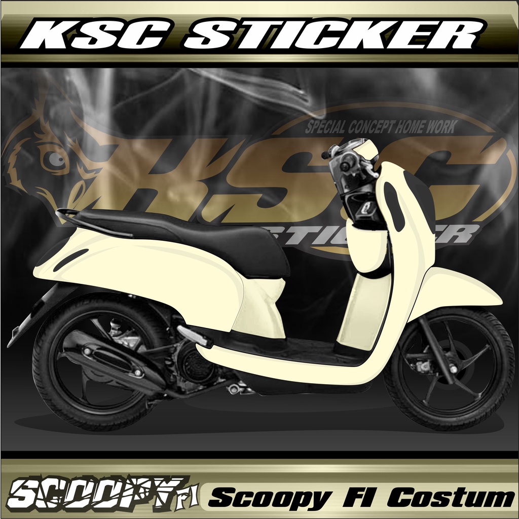 Jual DECAL SCOOPY FI POLOS/Costum Fullbody FULL DASHBOARD - Dekal ...
