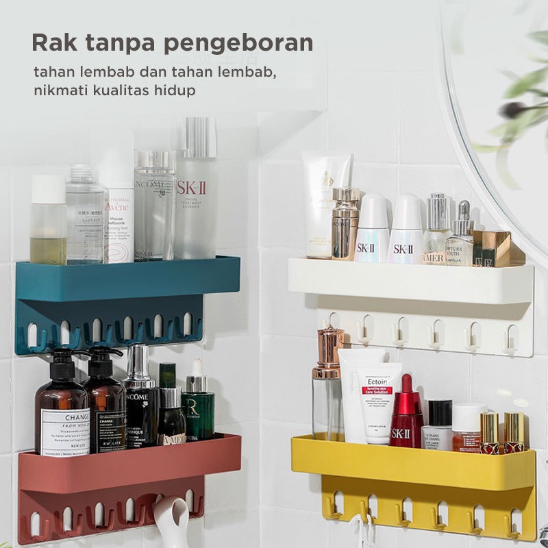 Jual Rak Gantung Hook Tempel Dinding Kamar Mandi Dapur | Shopee Indonesia
