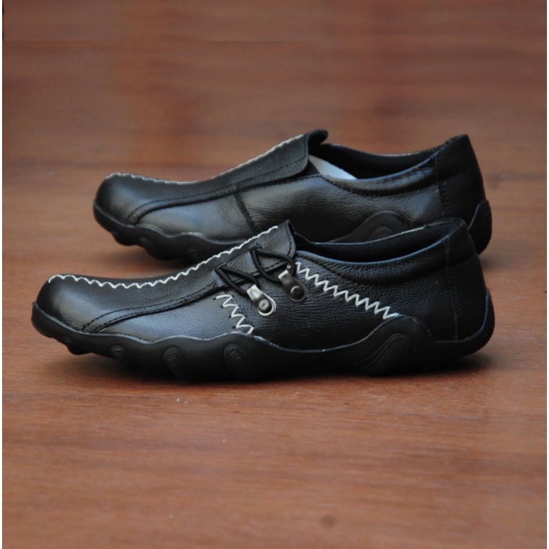 Jual Sepatu Pantofel Pria Kulit Asli Casual Formal Kerja Dinas Kantor ...