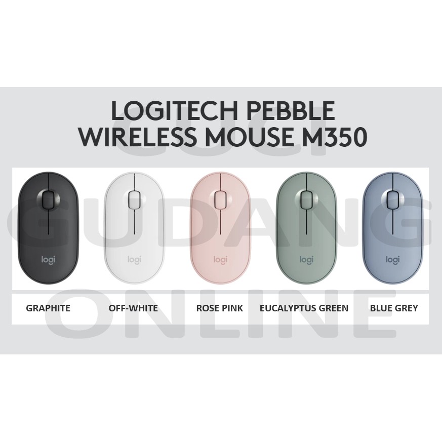 Jual Logitech M350 Pebble Wireless Bluetooth Mouse (ORIGINAL - GARANSI RESMI LOGITECH 1 TAHUN ...