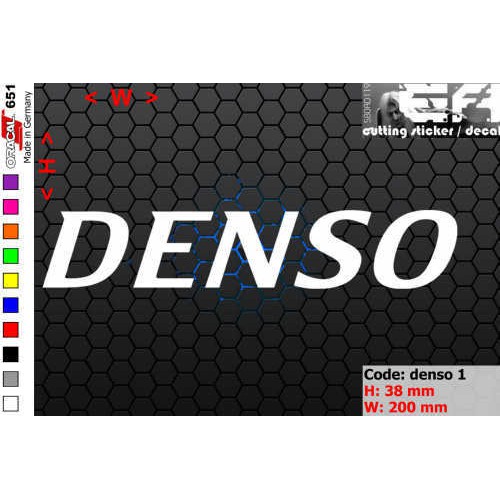Jual ea cutting sticker / decal Code: denso 1 ( sponsor logo ) | Shopee ...