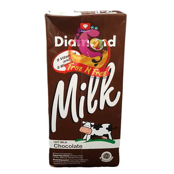 Jual DIAMOND UHT Milk 1000 ml - Chocolate | Shopee Indonesia