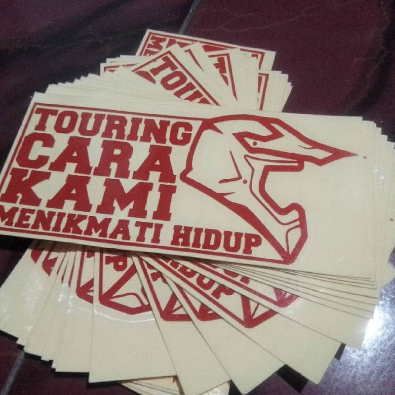 Jual cutting sticker touring car kami | Shopee Indonesia