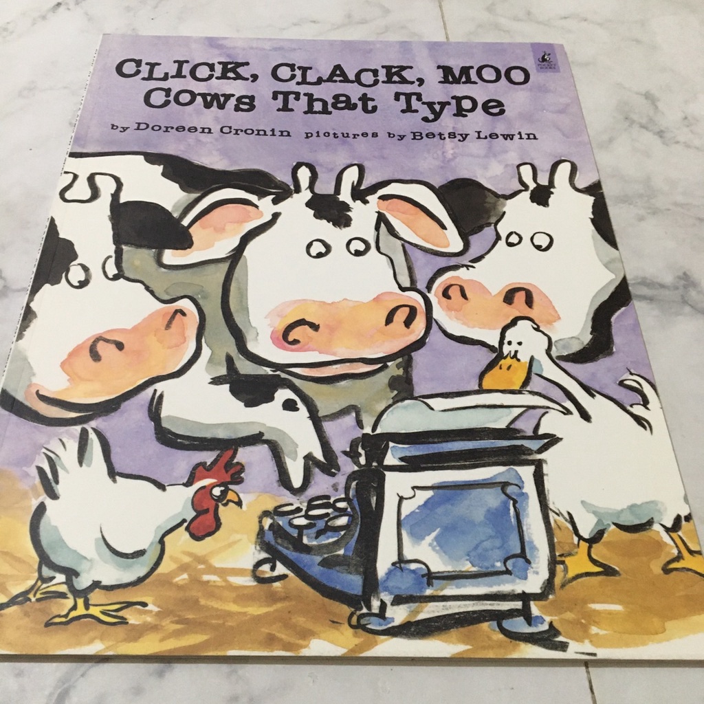 Jual click clack moo cows that type preloved / buku cerita anak tentang ...