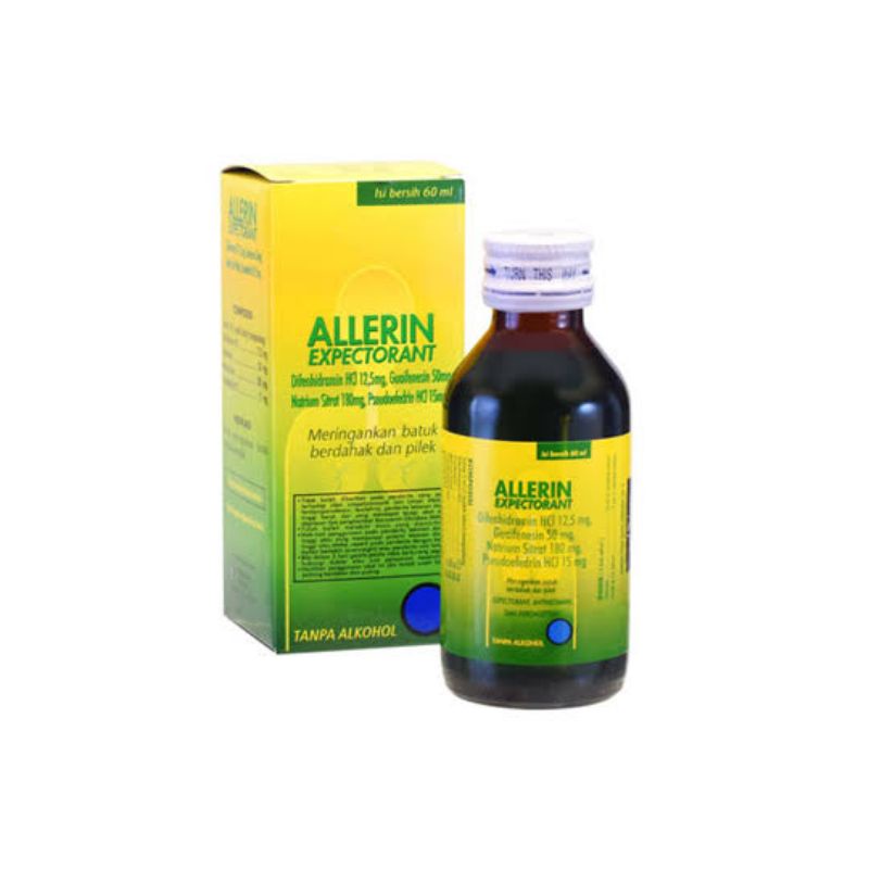 Jual allerin syrup syr sirup expectorant exp 60ml 60 ml / botol ...