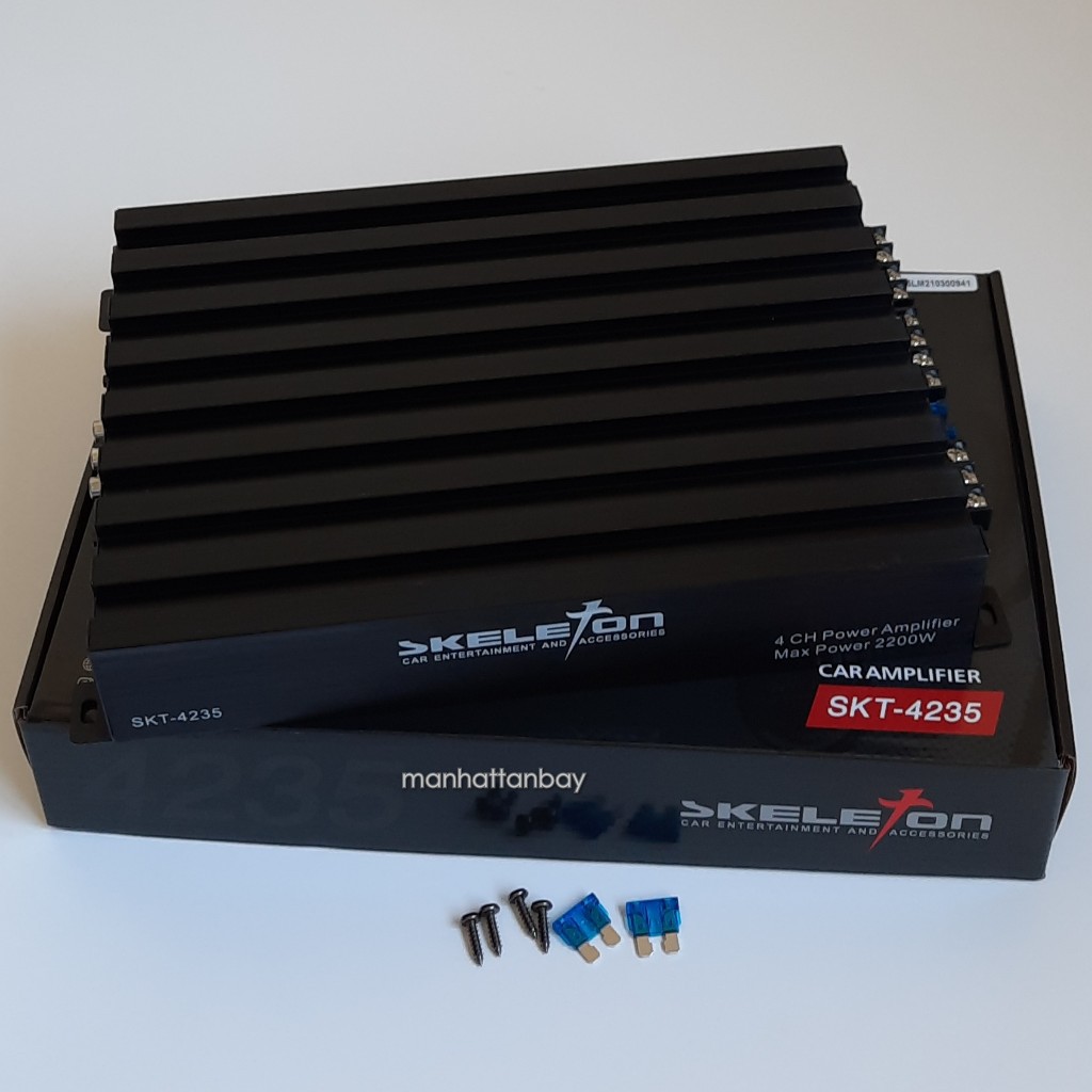 Jual Power Amplifier Mobil Skeleton 4 Channel | Shopee Indonesia