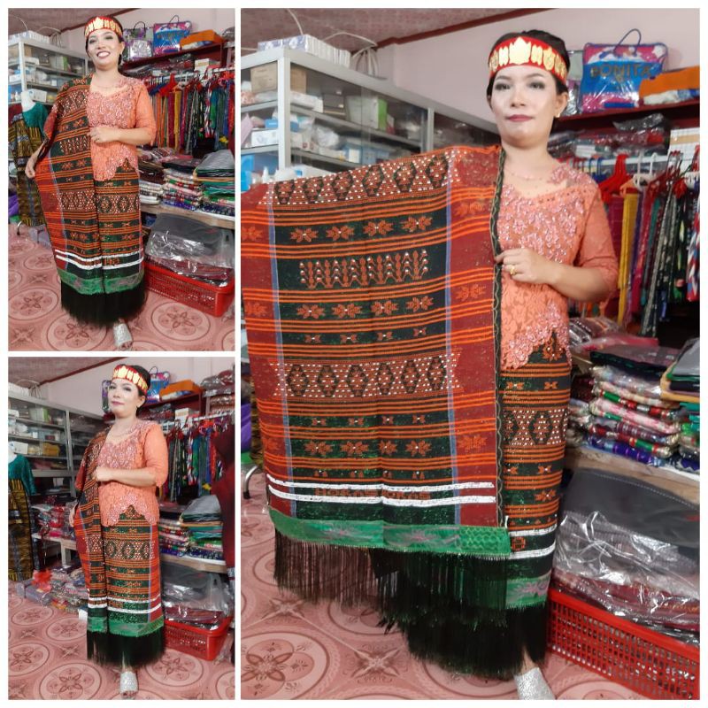 Jual ULOS SADUM CANTIK 220x 85CM ULOS ANGKOLA KAIN TENUN BATAK | Shopee Indonesia