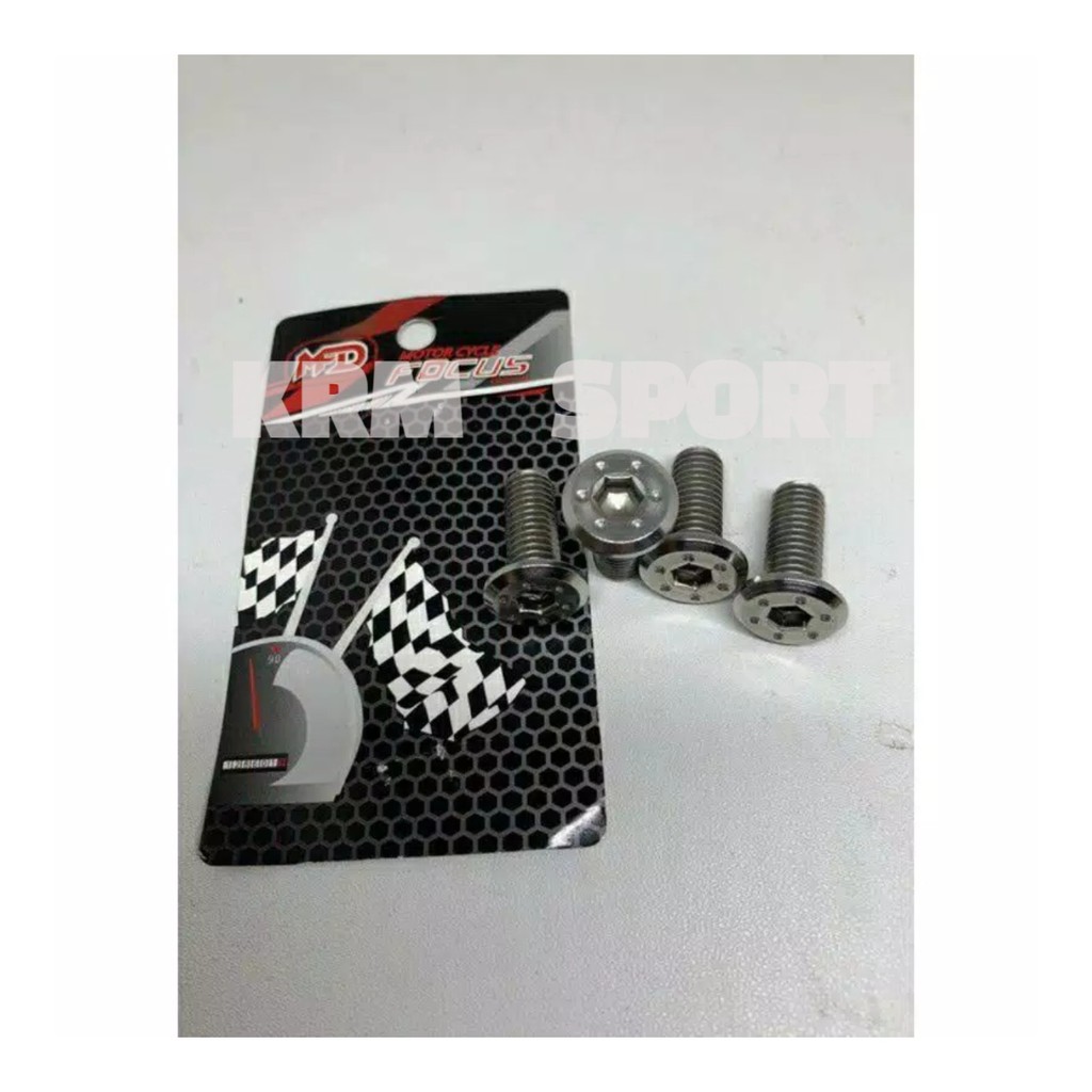 Jual BAUT DISC PIRINGAN CAKRAM PROBOLT STAINLESS HONDA YAMAHA UNIVERSAL HARGA SATUAN | Shopee ...