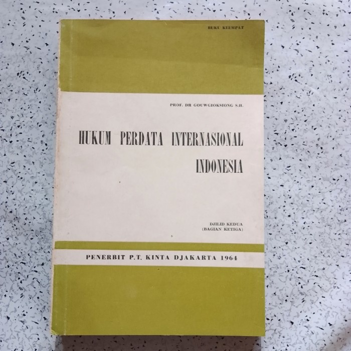 Jual Buku HUKUM PERDATA INTERNASIONAL INDONESIA Lengkapnya Lihat Deskripsi | Shopee Indonesia