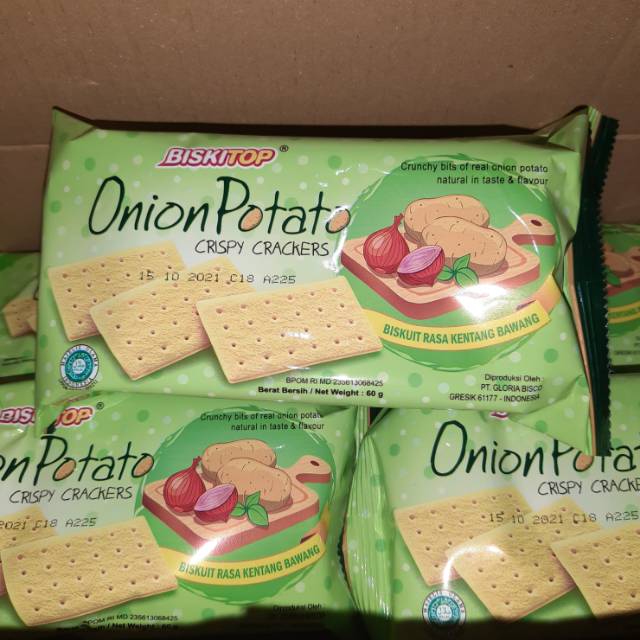 Jual Biskitop Potato Crispy Crackers 50 gr | Shopee Indonesia